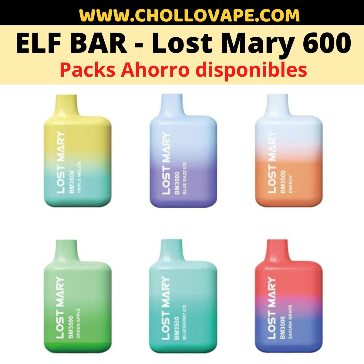 Pod Lost Mary - Vaper Desechable By: Elf Bar – Chollovape
