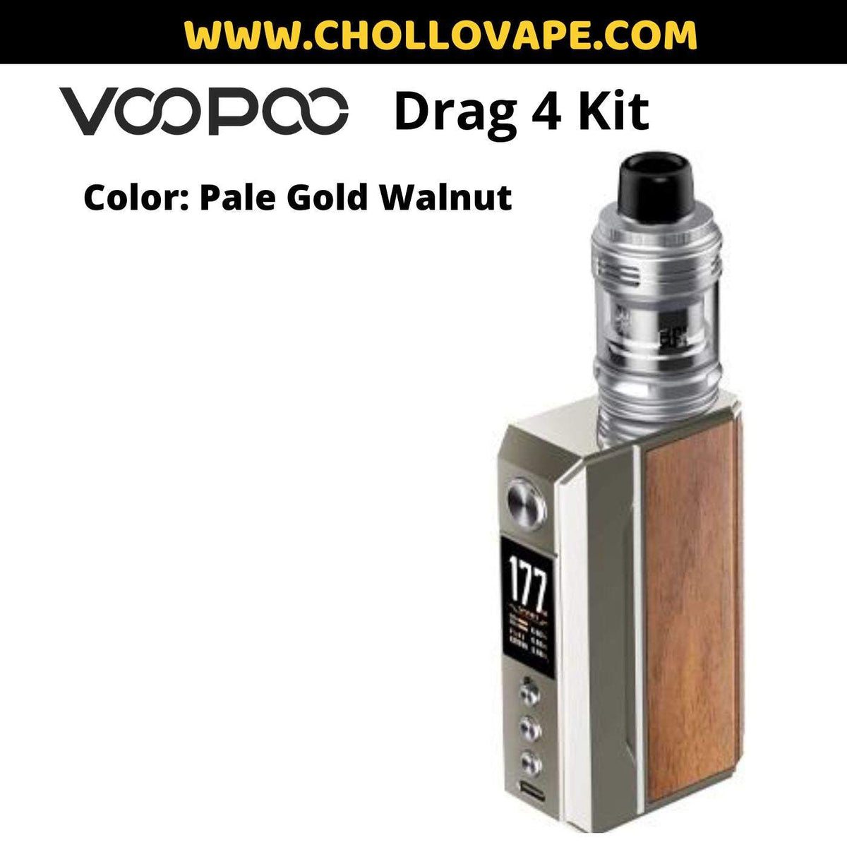 Voopoo Drag 4 Kit - 177w – Chollovape